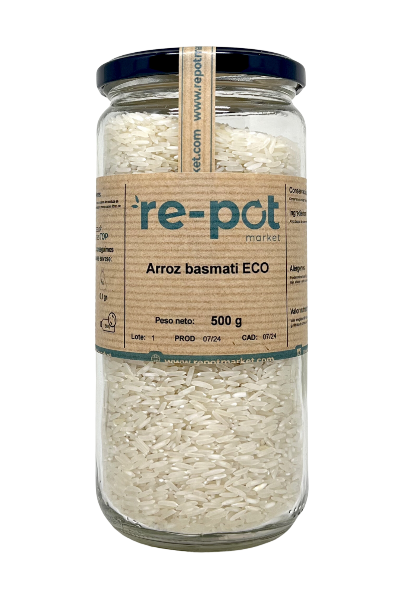 Arroz Basmati ECO 500 g – Re-pot market