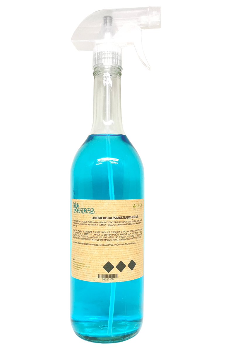 Limpiacristales Multiusos Sin Amoniaco en pulverizador 750 ml - Bio Po ...