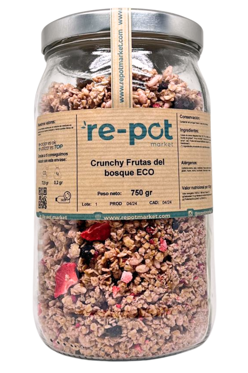 Muesli Crunch de Frutas 0,65 kg - Re-pot market supermercado sin plásticos