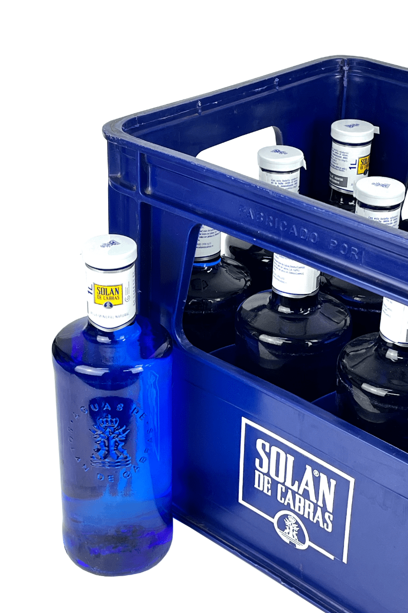 Solan de Cabras en vidrio 1L pack 12 a domicilio – Re-pot market