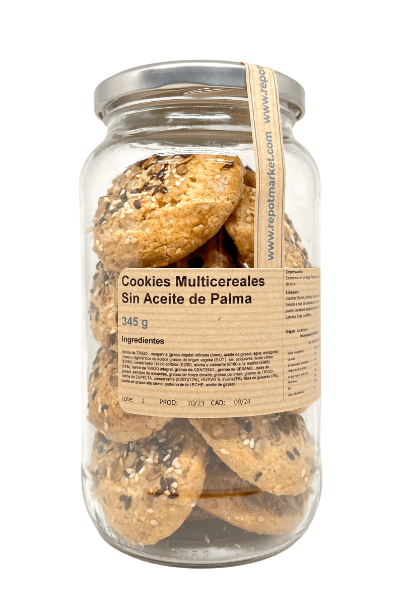 Multigrain Cookies Without Palm Oil 345 g – Re-pot market