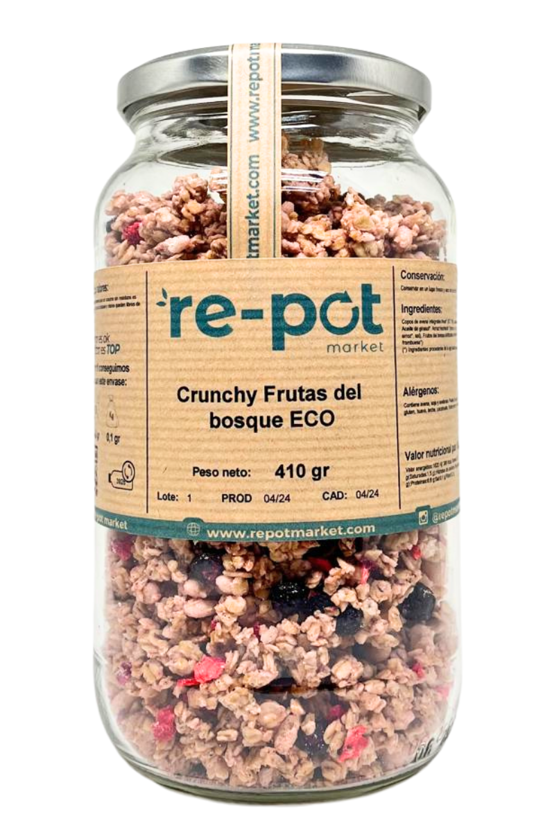 Muesli Crunch de Frutas 0,4 kg - Re-pot market supermercado sin plásticos